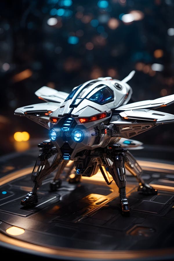 Futuristic Toy Created with Generative AI Stock Illustration ...