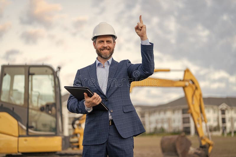 Inspired with Idea Supervisor Check Business Project at Site ...