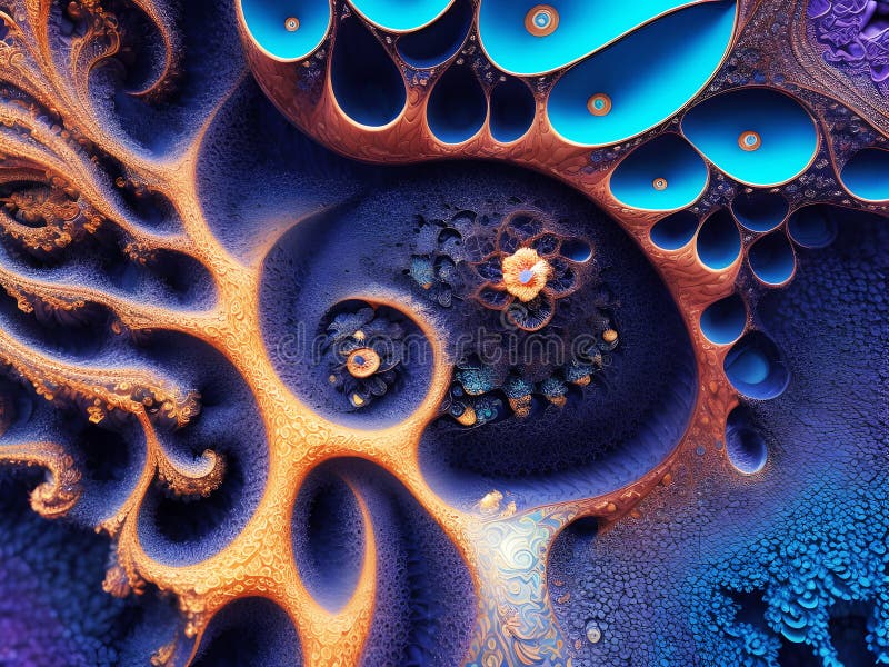 Inspired Zen Geometry Created with Generative AI Stock Illustration ...