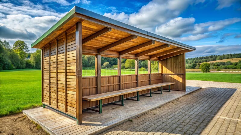 Inspiring Backyard Baseball Dugout Designs Rustic Charm Meets Modern ...