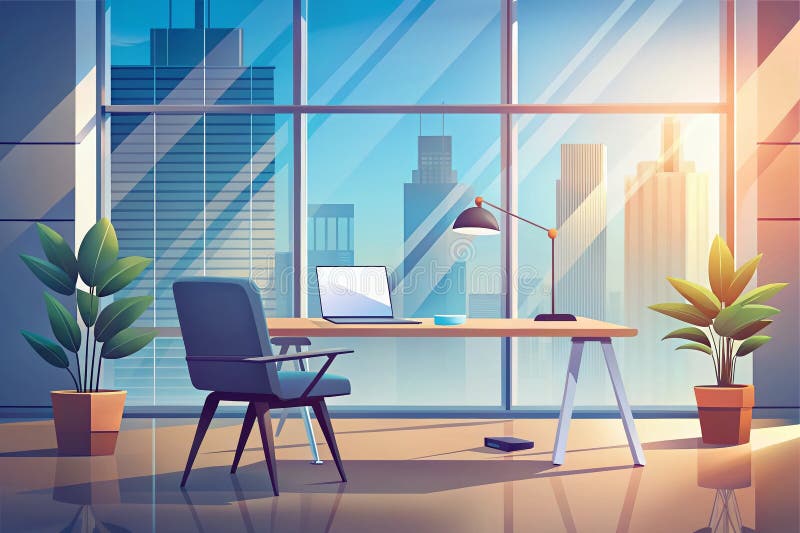 Inspiring Business Proposal Template Background Modern Office Workspace ...