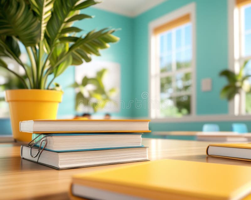 Inspiring Classroom Environment with Vibrant Supplies and Books ...