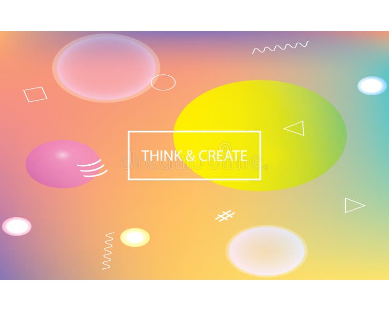 Inspiring Colorful Modern Background Stock Illustration - Illustration ...