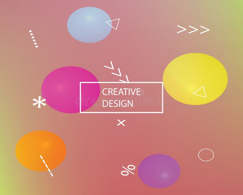 Inspiring Colorful Modern Background Stock Illustration - Illustration ...