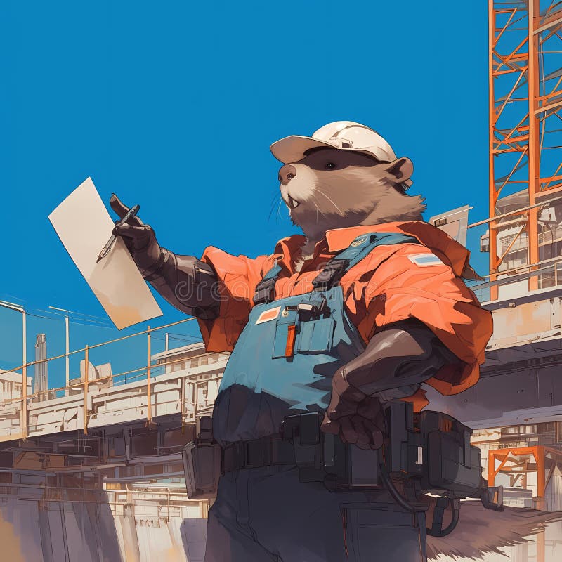 Construction Site Manager Notepad Stock Illustrations – 3 Construction ...