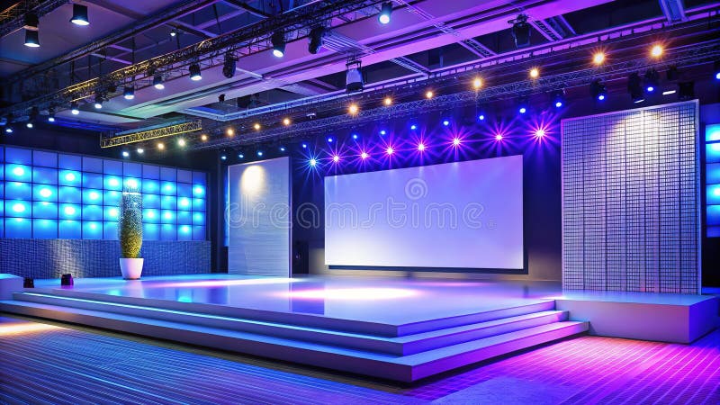 Inspiring Corporate Event Stage Blank LED Screen for Presentations ...