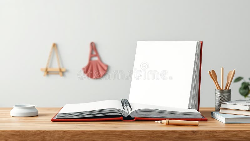 Inspiring Craft Room Table with Scrapbook Mockup Design Ideas for DIY ...