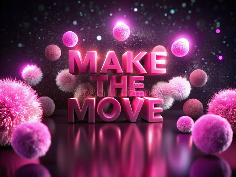 Inspiring 3D Conceptual Image: "Make the Move" â€ a Visual Metaphor for ...