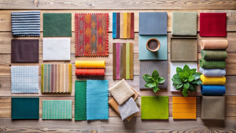 Inspiring Design Mood Board a Visual Guide To Color Fabric and Texture ...