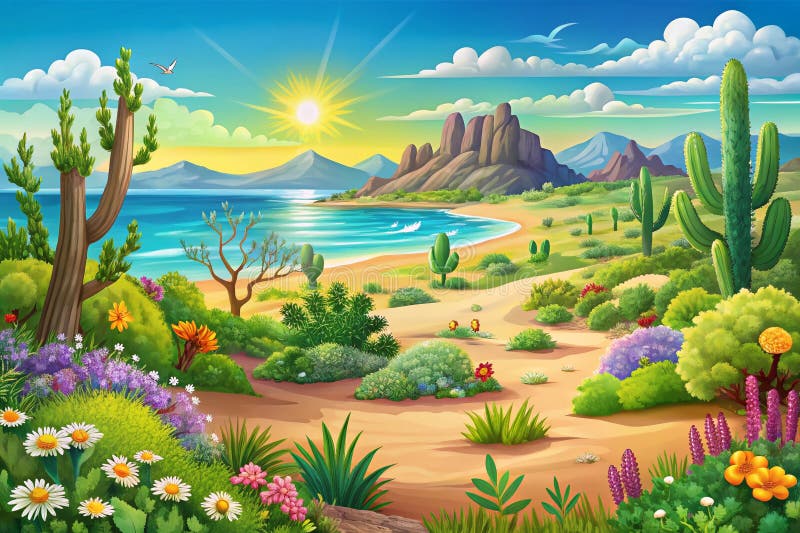 Inspiring Educational Landscape Clipart Diverse Nature Scenes for ...