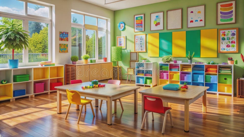 Inspiring Elementary Classroom Bright Colors Engaging Learning Tools ...