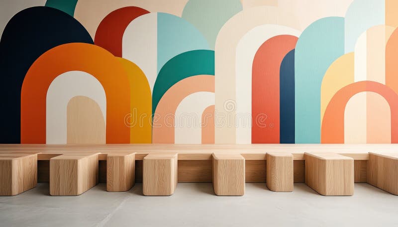 Inspiring Geometric Murals Bold Patterns, Vibrant Textures, and ...