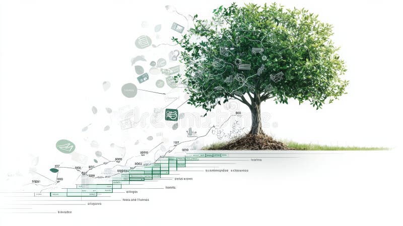 Discover the Power of Passive Income with Symbolic Tree Icons for Money ...