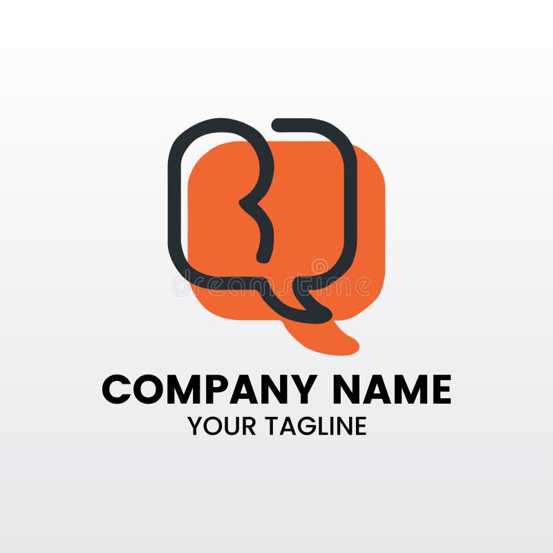 Inspiring Minimalist Talk Social Media Logo Template Stock Vector ...