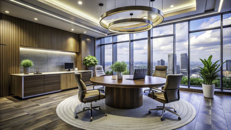 Inspiring Modern Office Interior: a Long Exposure Masterpiece Featuring ...