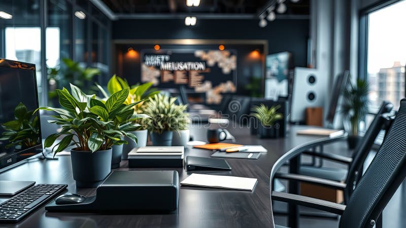 Inspiring Modern Workspace a Clean TechFocused Home Office Setup with ...