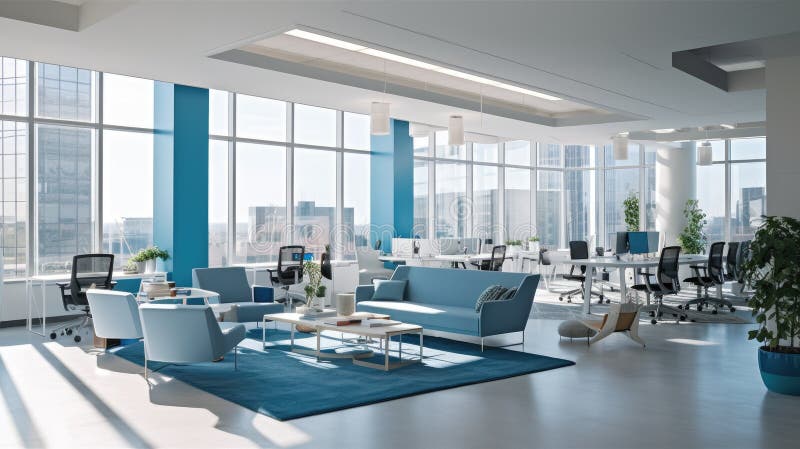 Inspiring Office Interior Design Modern Style Generative AI AIG 31 ...