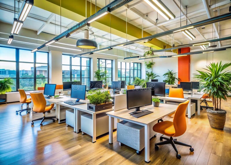 Inspiring OpenPlan Office Design Collaborative Workspace Features ...