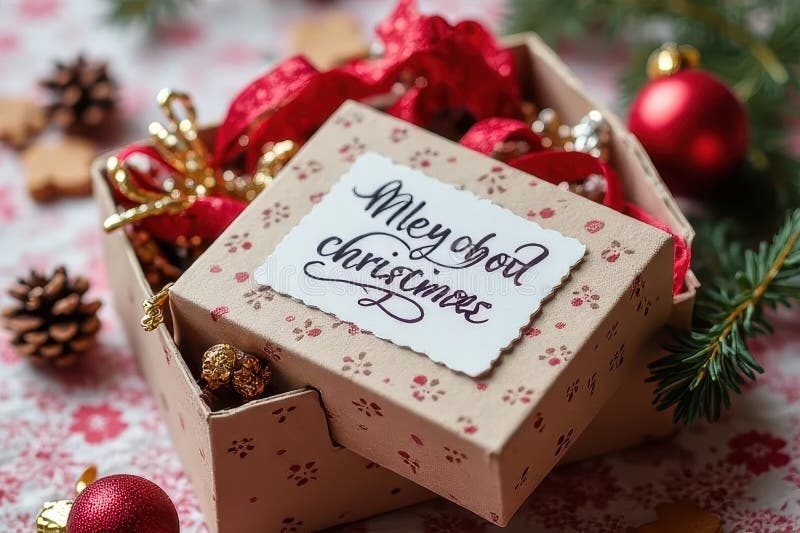 Inspiring Present with Empowering Note Stock Illustration ...