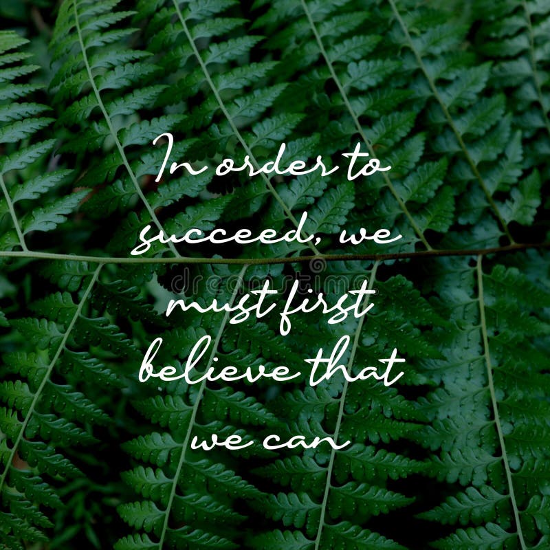 Inspiring Quotation with Fancy Lettering Stock Image - Image of text ...