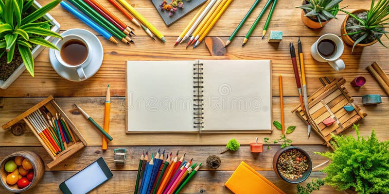 Inspiring Sketchbook Mockup Creative Ideas Design Inspiration on a ...