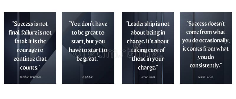 Business Motivation: Sophisticated Design for Success Stock ...