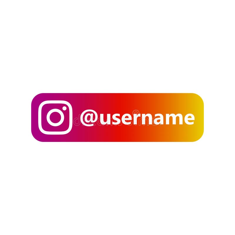 Instagram Button Icon Logo Design Editorial Stock Image - Illustration ...