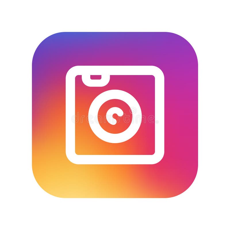 Instagram-Icon copy editorial photography. Illustration of template ...