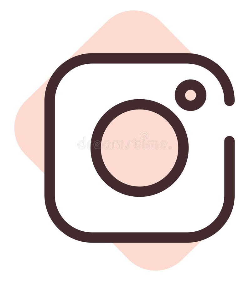 Instagram icon, icon stock vector. Illustration of instagram - 259394614