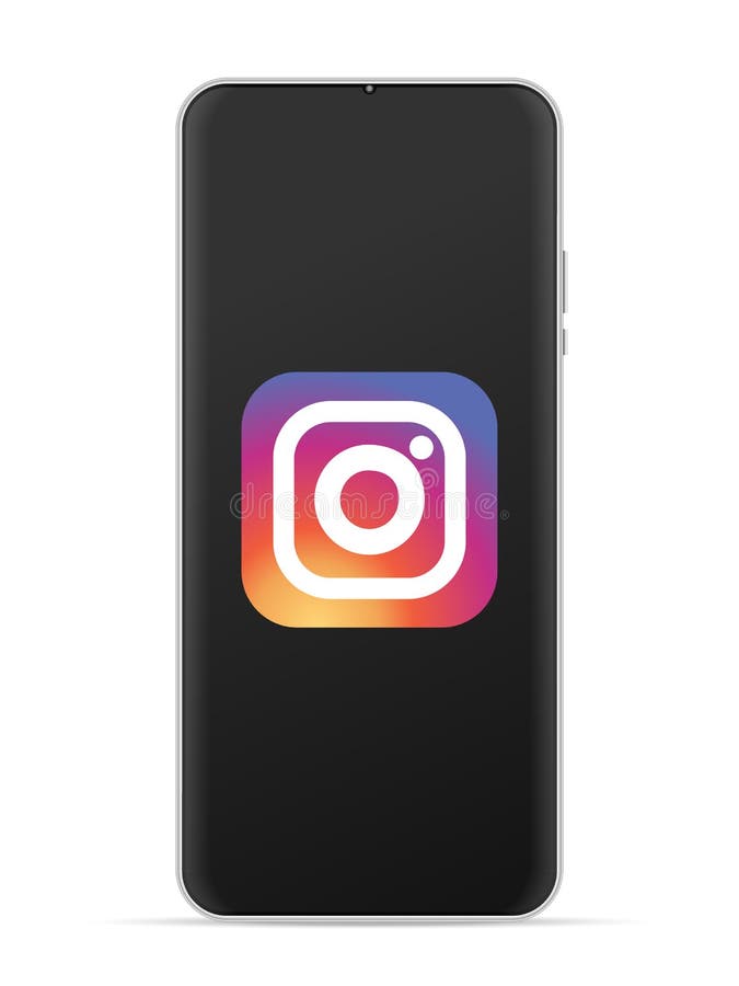 Instagram Logo Icon on Smartphone Screen Editorial Photography ...