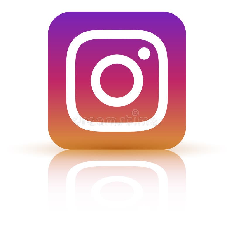 Instagram logo icon editorial image. Illustration of concept - 171161210