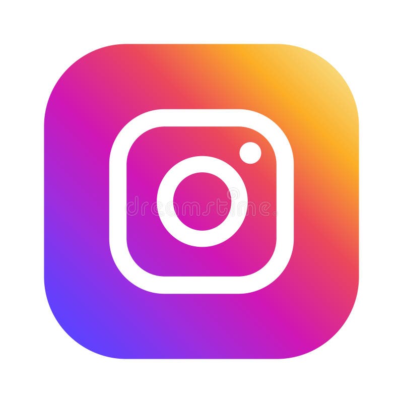 Rounded Instagram Logo for Web and Print Editorial Photography ...
