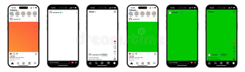 Instagram Post Feed Frame Mockup Avec Smartphone Iphone 16 Pro Max Mock ...