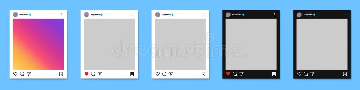 Instagram Post Interface Stock Illustrations – 1,299 Instagram Post ...
