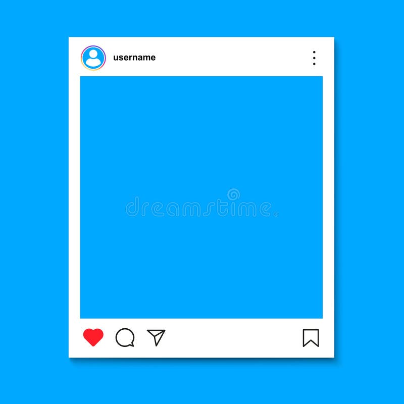 Instagram Template Vector