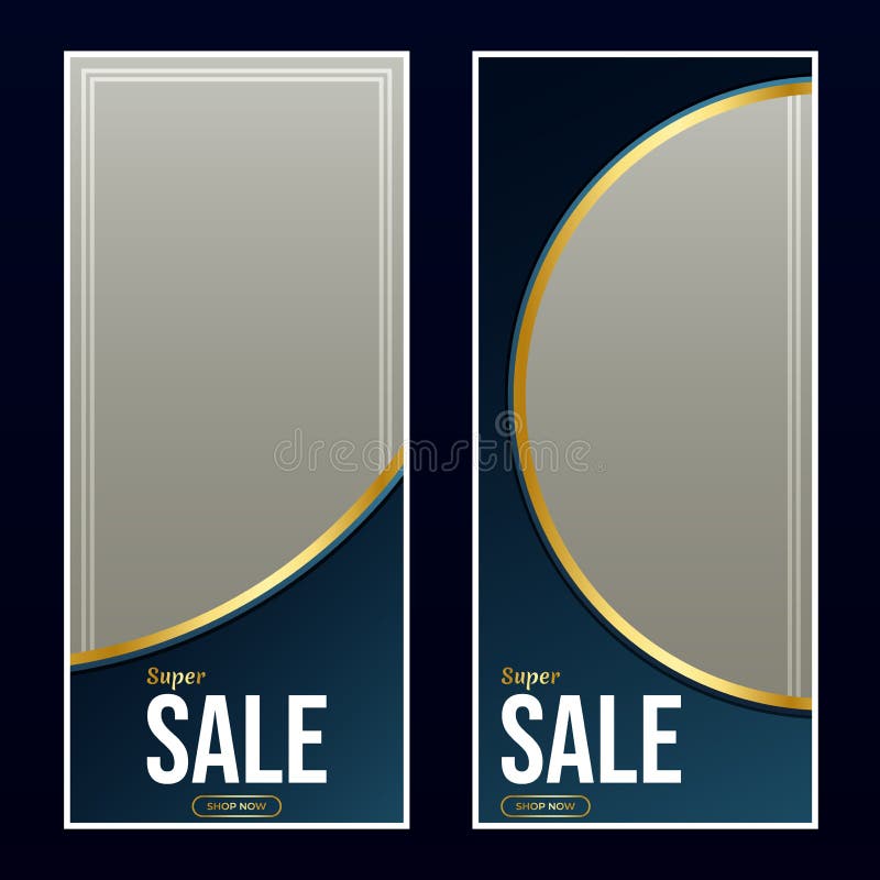 Instagram Sale Post Template Collection Stock Vector - Illustration of ...