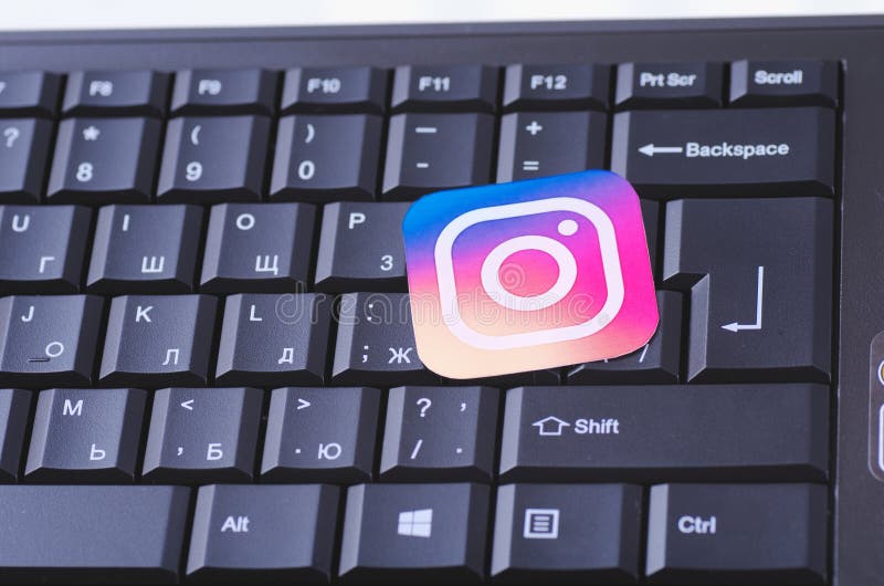 Instagram editorial photography. Image of keyboard, illustrative - 93368352