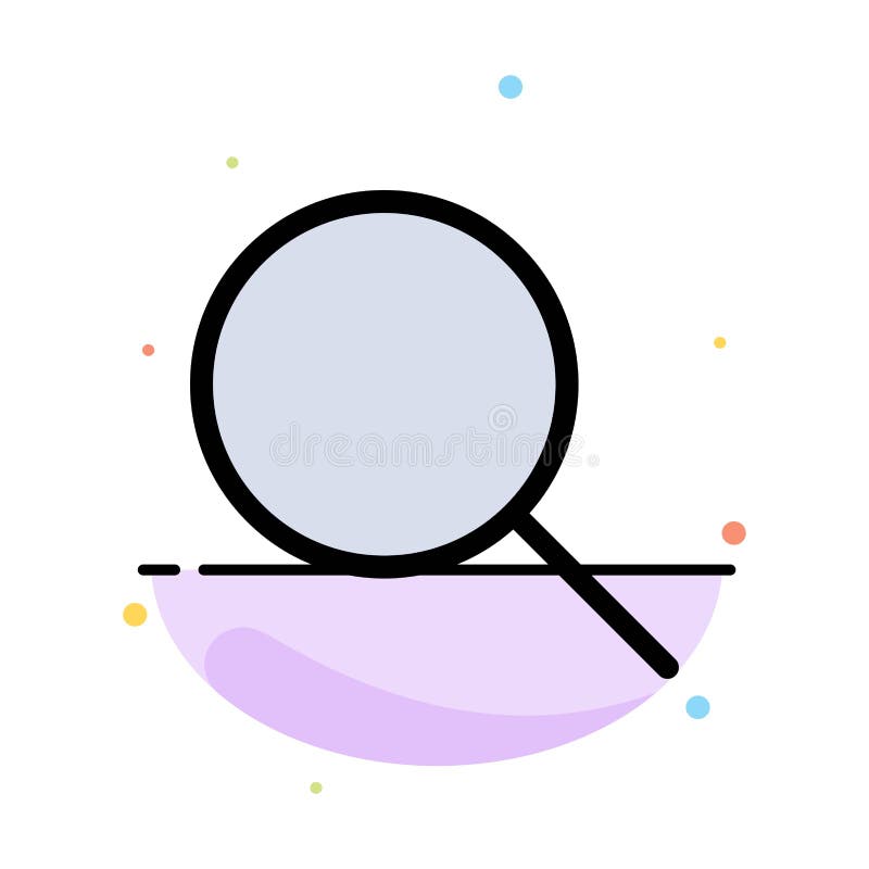 Instagram, Search, Sets Abstract Flat Color Icon Template Stock Vector ...