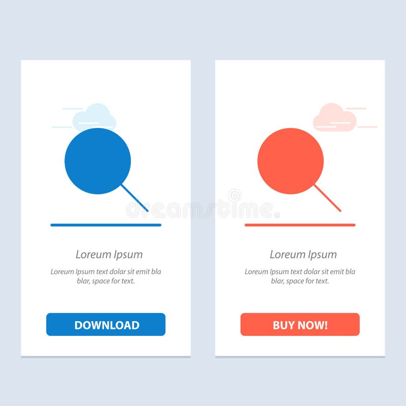 Instagram, Search, Sets Blue and Red Download and Buy Now Web Widget ...