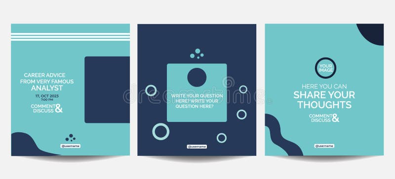 Instagram Social Media Post Template for Profile and Feed Stories ...