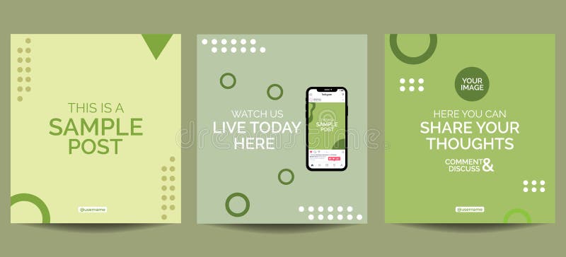 Instagram Social Media Post Template for Profile and Feed Stories ...