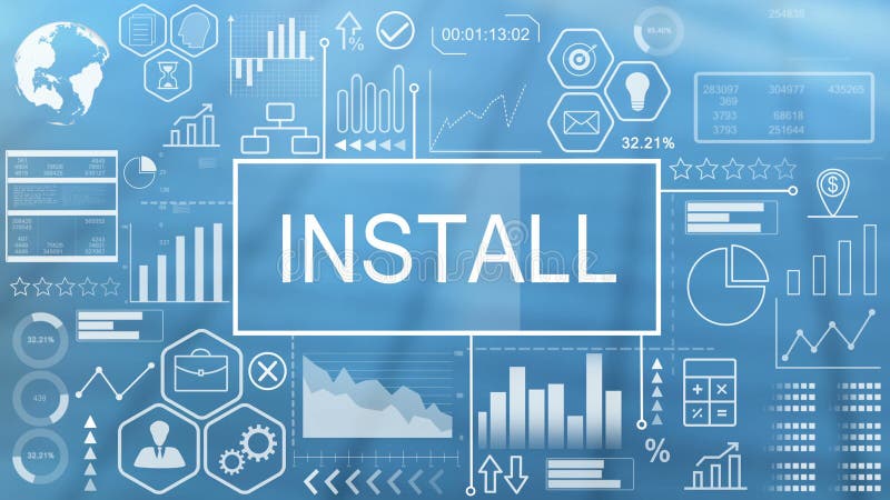 Install, Animated Typography Stock Video - Video of motivation, design ...