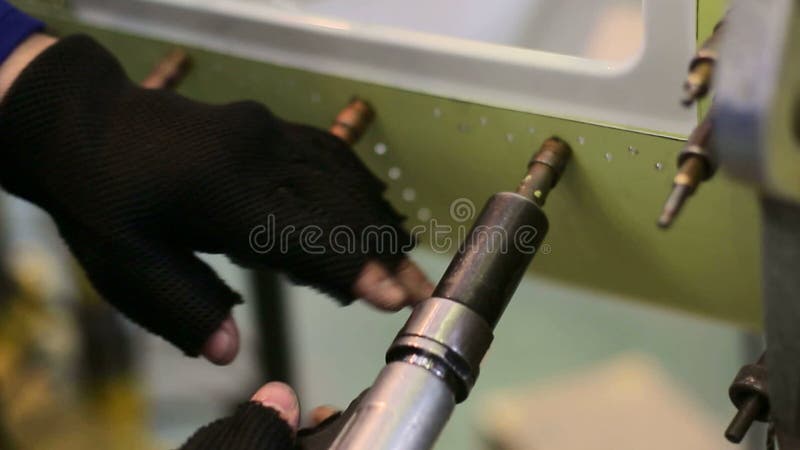 Install Bolts with a Pneumatic or Hydraulic Tool To Fuselage of ...