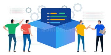 Software Package Install Stock Illustrations – 169 Software Package ...