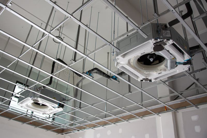 Ceiling Mounted Cassette Type Air Condition Units with Other Parts of ...