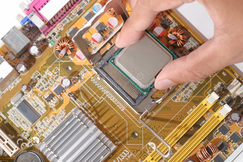 Build computer stock image. Image of mainboard, parts - 33976569