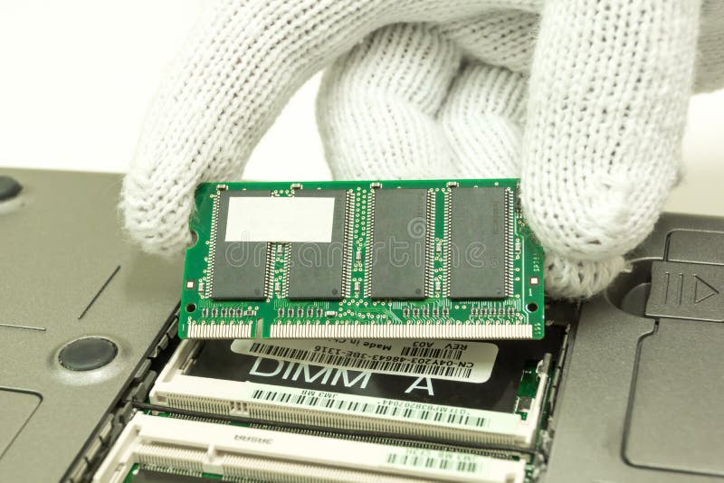 Install DDR RAM Memory To Computer Notebook, Computer Maintenance ...