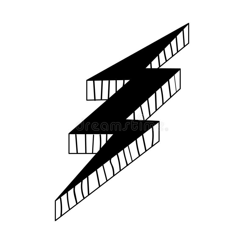 Install Lightning. Modern Flat Style Vector Illustration. Lightning ...