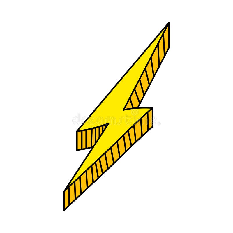 Install Lightning. Modern Flat Style Vector Illustration. Lightning ...
