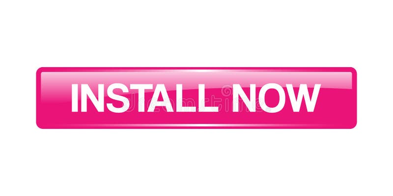 Install now stock illustration. Illustration of display - 122052039